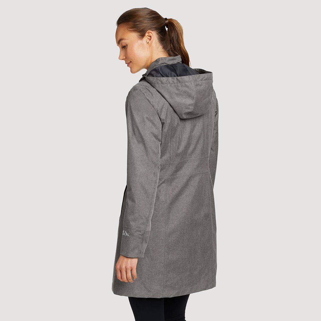 Women's Girl On The Go® Insulated Waterproof Trench Coat | Eddie Bauer