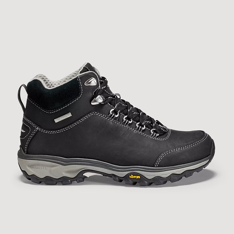 Eddie Bauer Women s Cairn Waterproof Mid Hiking Boots Black Size 10M