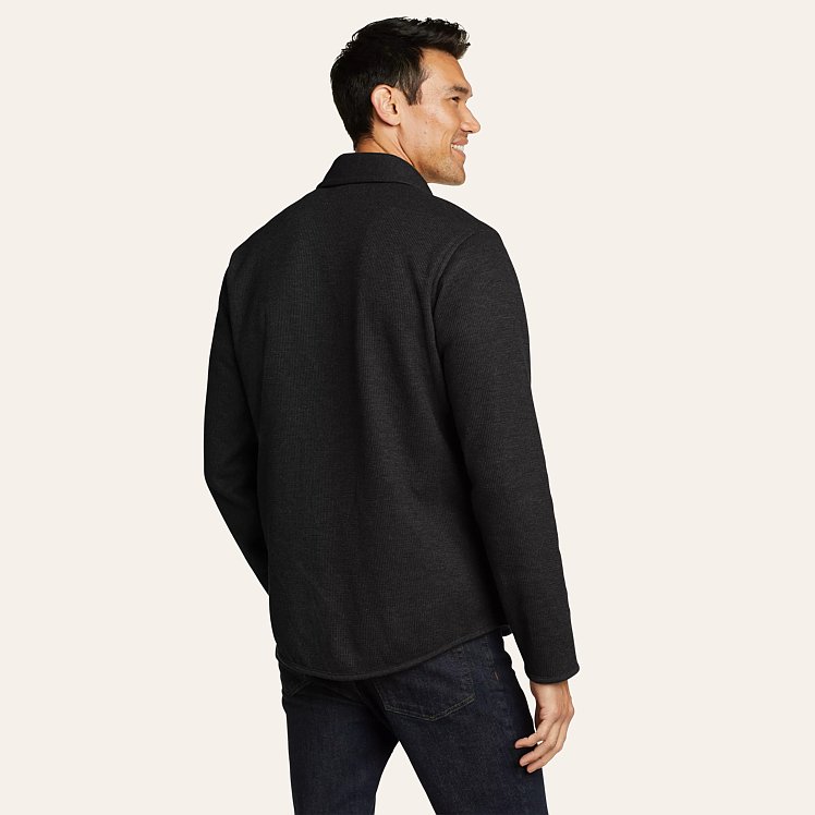 Men's Faux Shearling-lined Thermal Shirt | Eddie Bauer Men's Faux Shearling-lined Thermal Shirt | Eddie Bauer
