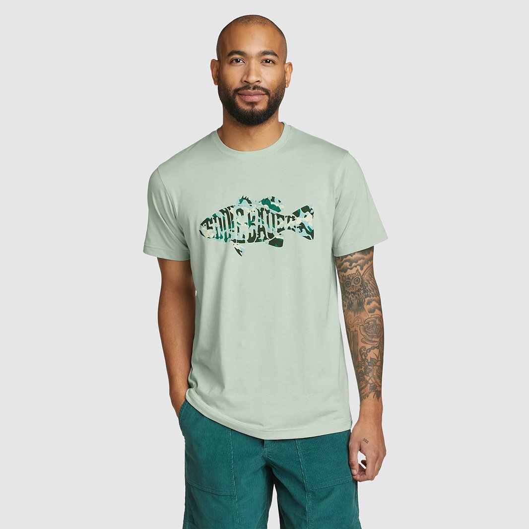 Camo Fish Graphic T-shirt | Eddie Bauer
