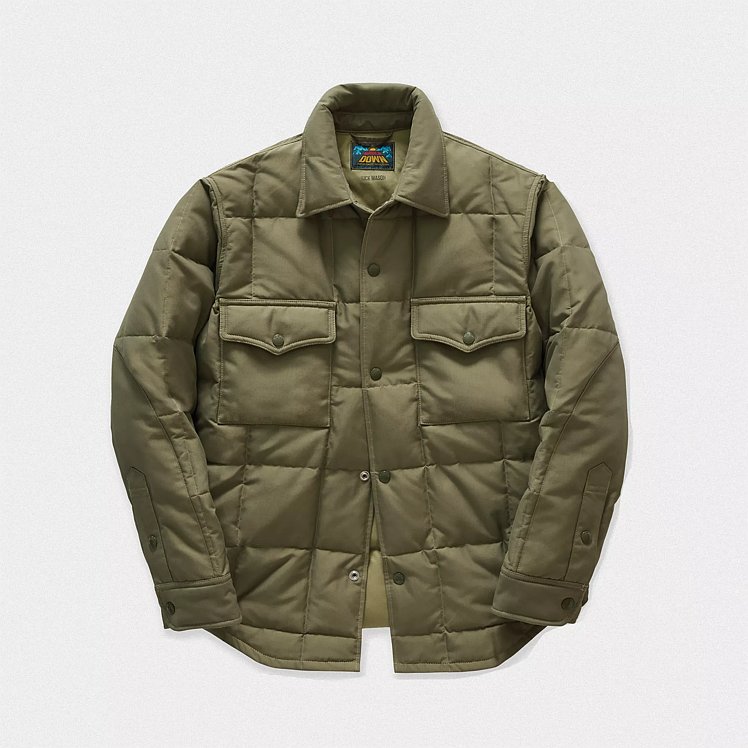 Men's Eddie Bauer X Buck Mason Cascade Down Yukon Cpo Shirt Men's Eddie Bauer X Buck Mason Cascade Down Yukon Cpo Shirt