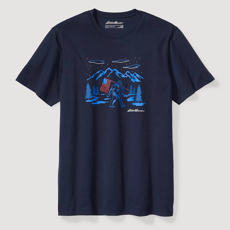 Eb Graphic T-shirt - Squatch Flag | Eddie Bauer