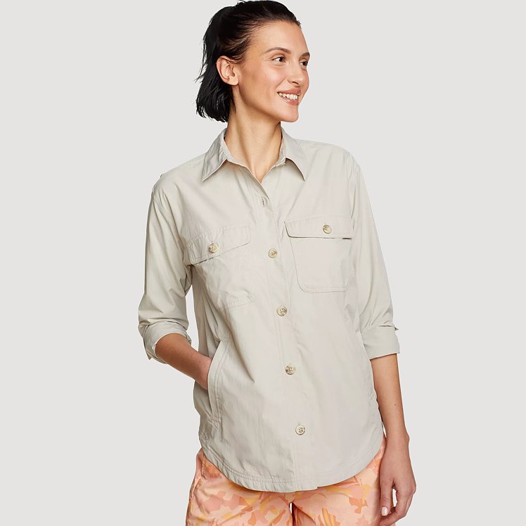 Women's Mountain Ripstop Overshirt | Eddie Bauer