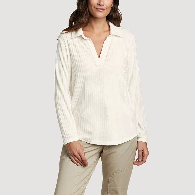 Women's Hideaway Long-sleeve Popover Top | Eddie Bauer